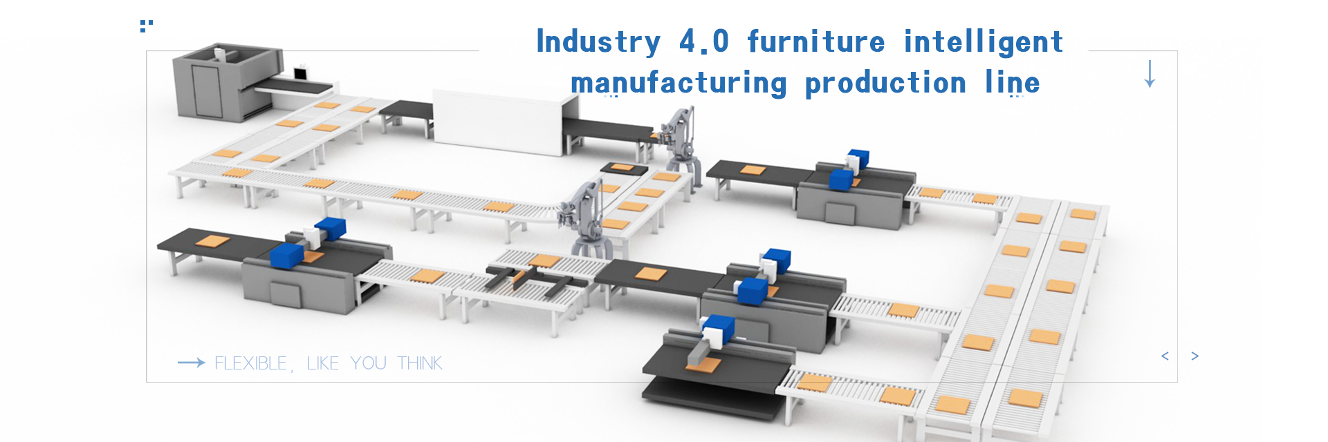 Plan de línea de producción de muebles de panel automático - Igoldencnc